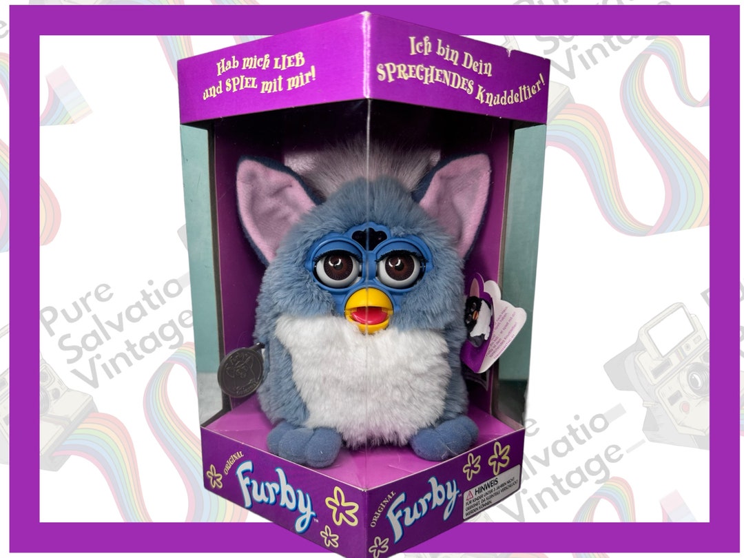 Furby Gray and White Elephant Furby 1998 Mint Condition New - Etsy