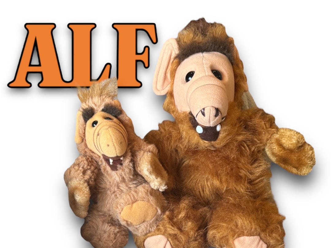 Rare 1987 Alf Plush TV Sitcom Cult Classic Character Toy 13" Full Size ...
