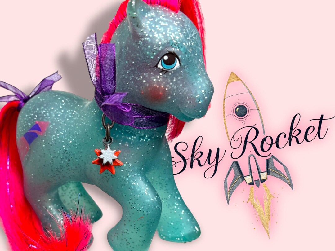 G1 Sparkle Sky Rocket, My Little Pony Glitter Sparkle Pony Collection ...