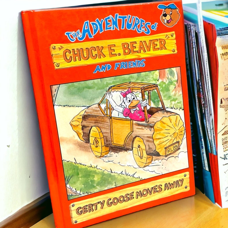 Chuck E. Beaver 1988 Book Set, Gerty Goose & Bobby Bear - Etsy