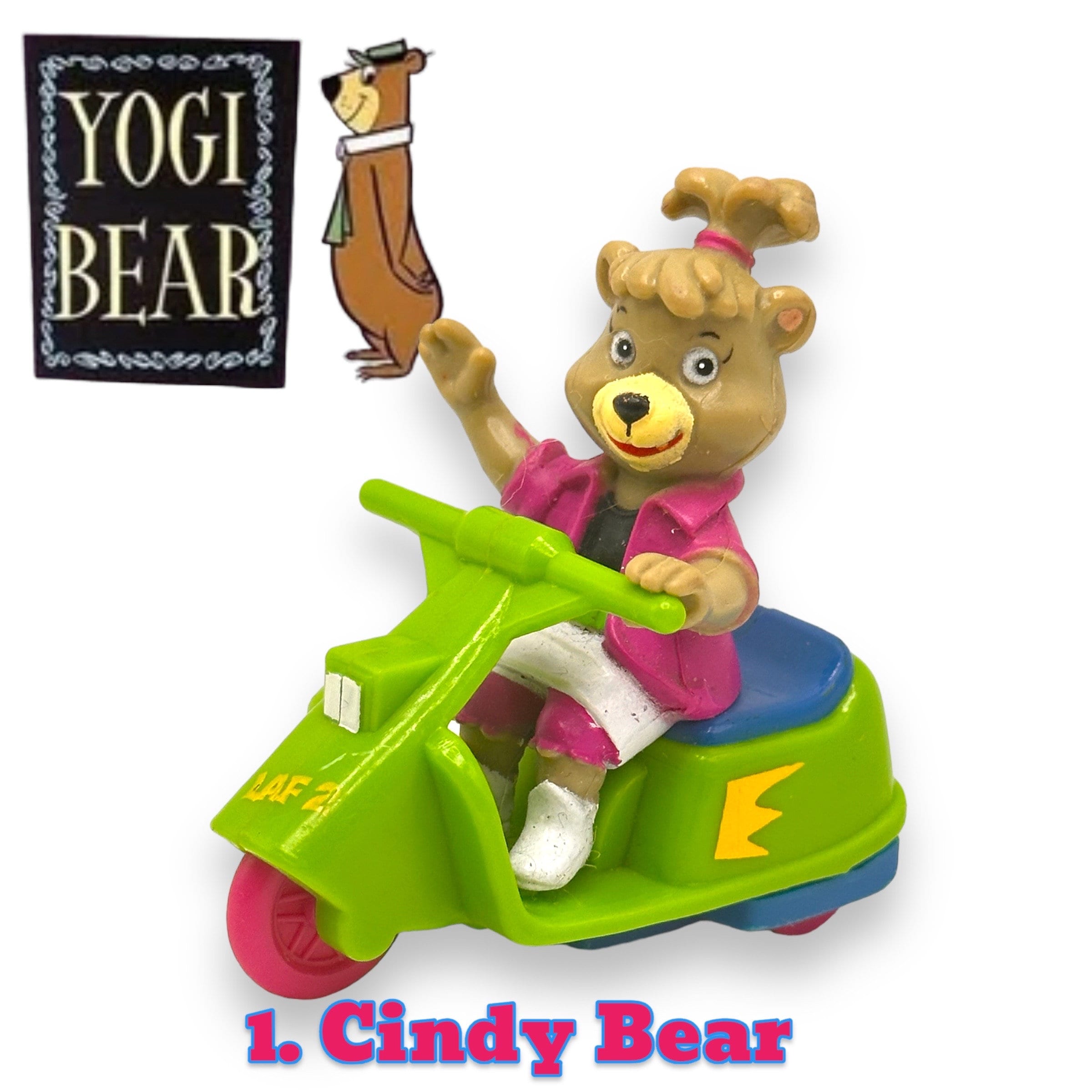 Yogi Bear Wacky Racers Dicky Dasterdly Mcdonalds Hardee's Hanna-barbera ...