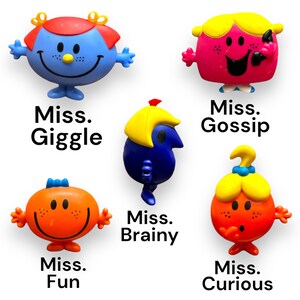 Little Miss. Mcdonalds Happy Meal Toys Classic Cartoon Action Figures ...