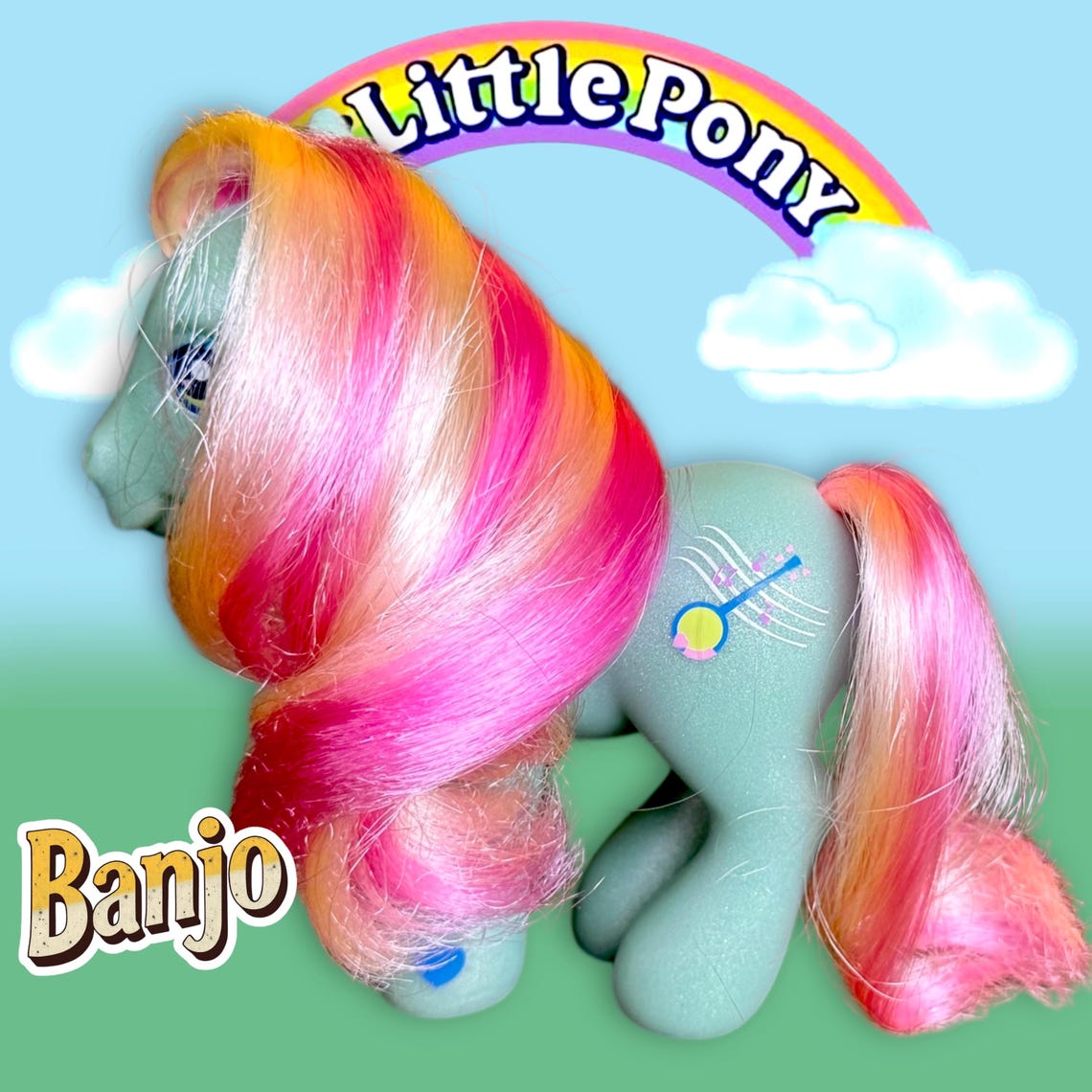 Banjo Blue 2004 My Little Pony G3 Single Hasbro Vintage Pre Loved - Etsy