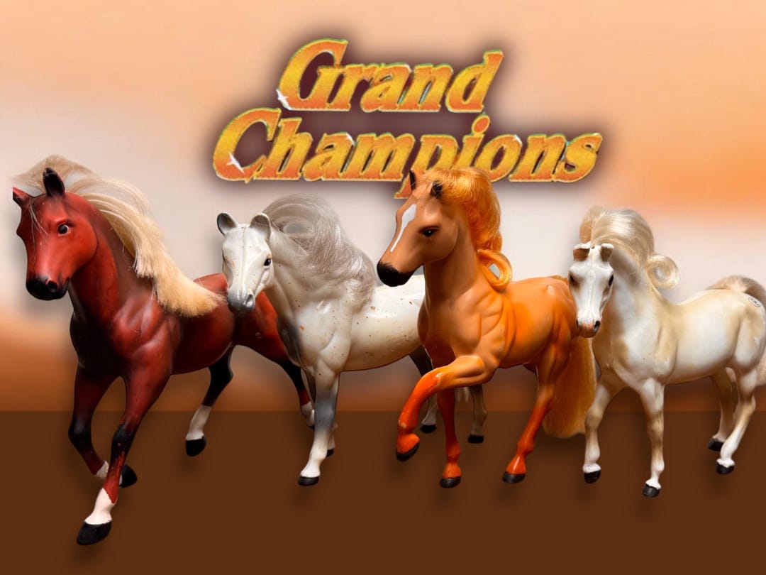 Vintage Grand Champions Model Horse: You Pick Breed - Etsy
