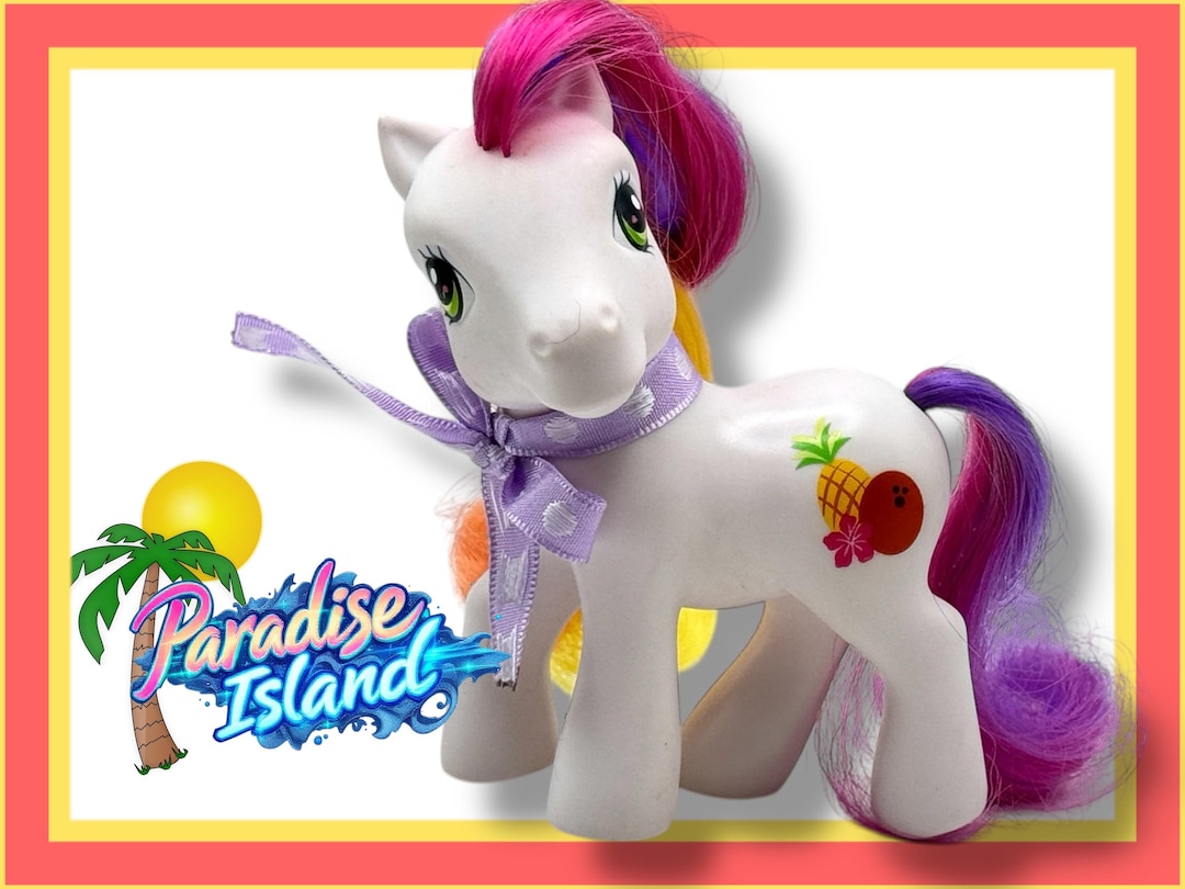 G3 Paradise Island My Little Pony 2007 Best Friends Assortment Vintage ...