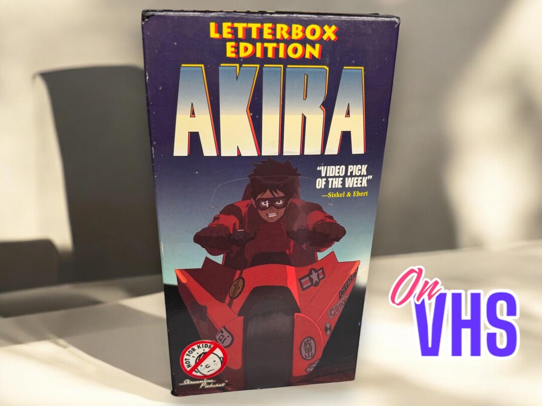 Akira VHS 1994 Letterbox Edition Ōtomo Katsuhiro Anime Rare Free ...