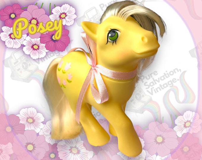 My Little Pony’s “posey,” 1st Generation - Vintage - Etsy