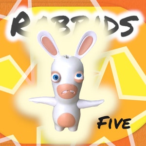 Rabbids Mcdonalds Happy Meal Toy, Crazy Video Game Rabbits You Pick - Etsy