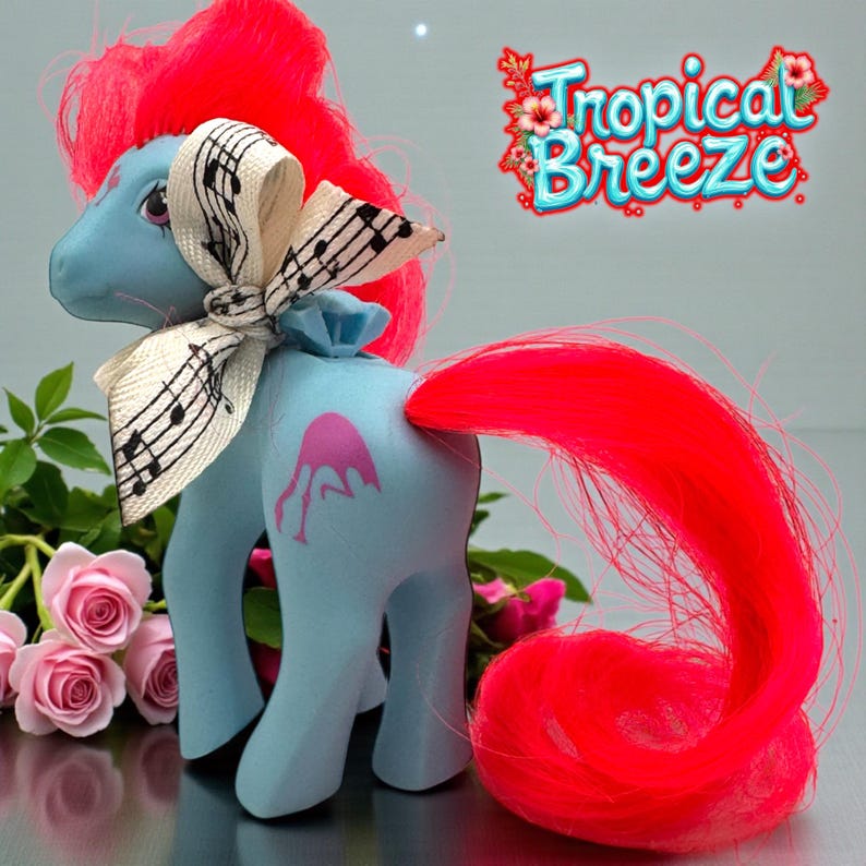Vintage My Little Pony G1 1980's Flutter Ponies – Tropical Breeze ...