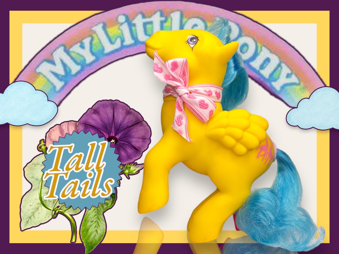 My Little Pony tall Tails 1988 Happy Tails Ponies Tail - Etsy