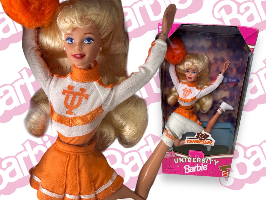 Barbie University Tennessee Cheerleader Doll Special Edition 1997 ...