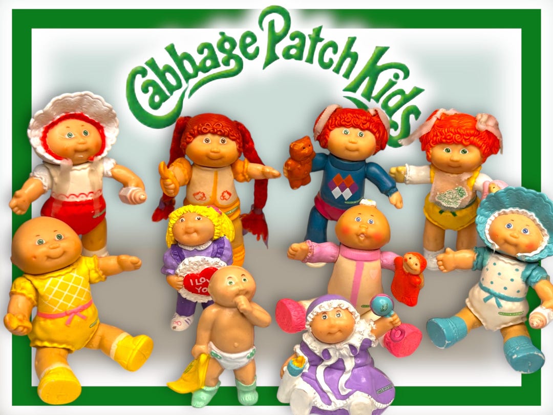 Cabbage Patch Kids Miniature Collectables Figures 1980's Vintage You ...