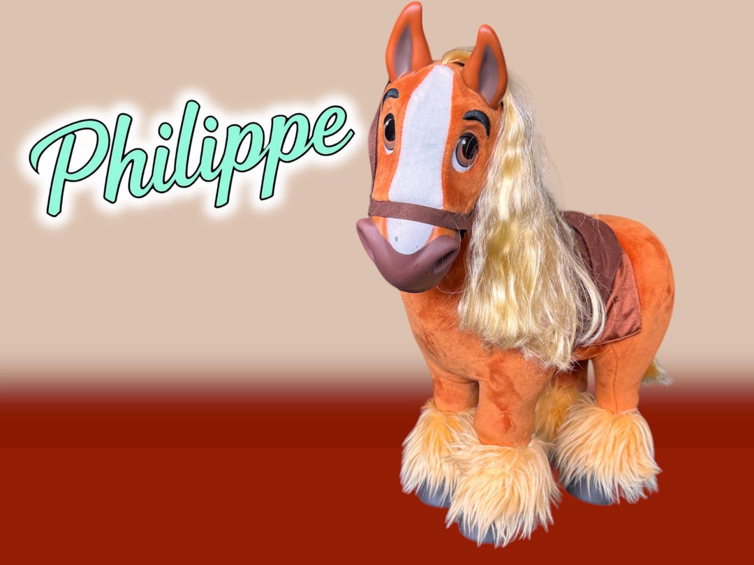 Disney Philippe Plush Horse – Animators' Collection, Beauty and the ...