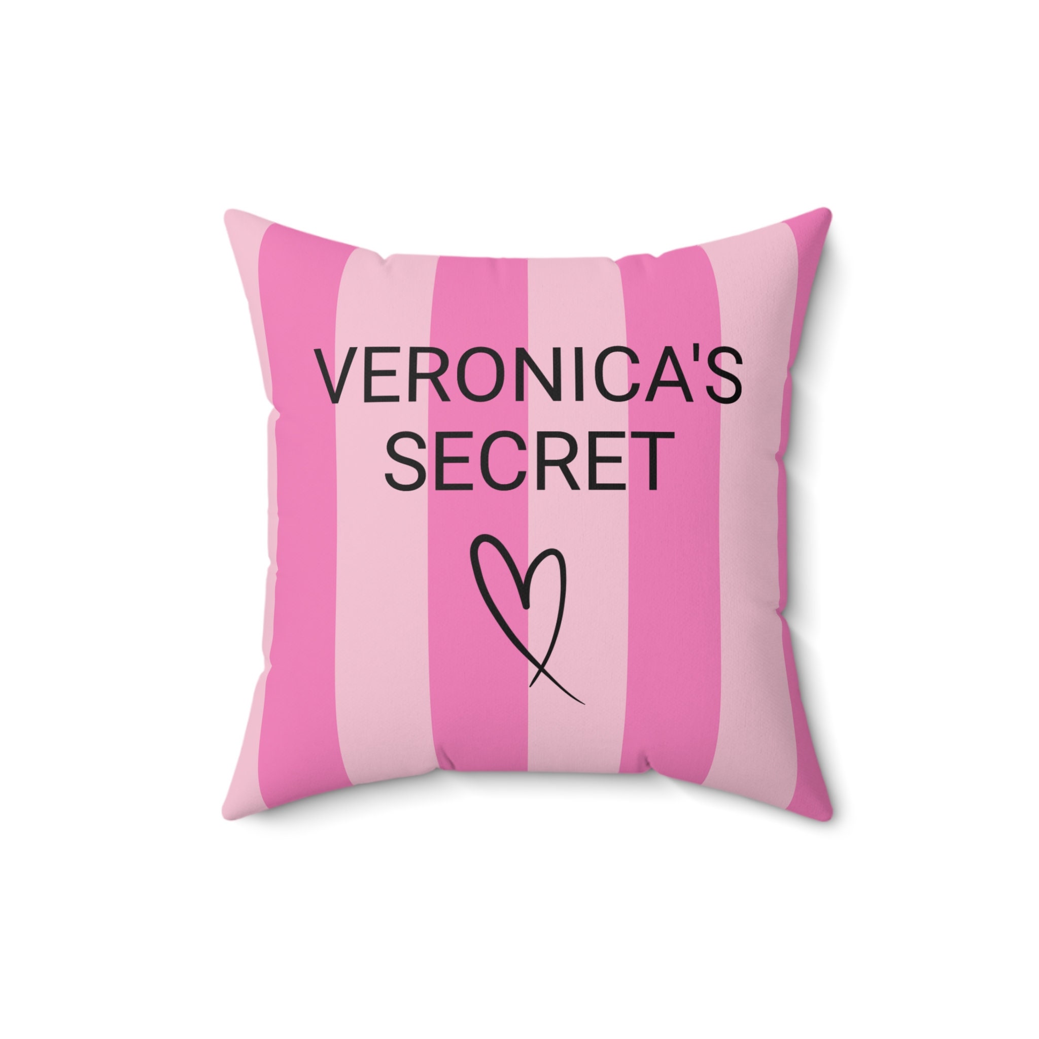 Personalized Pink Victoria Secret House Decor Spun Polyester - Etsy