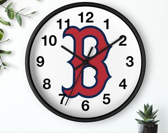 Boston Red Sox Clock - Etsy