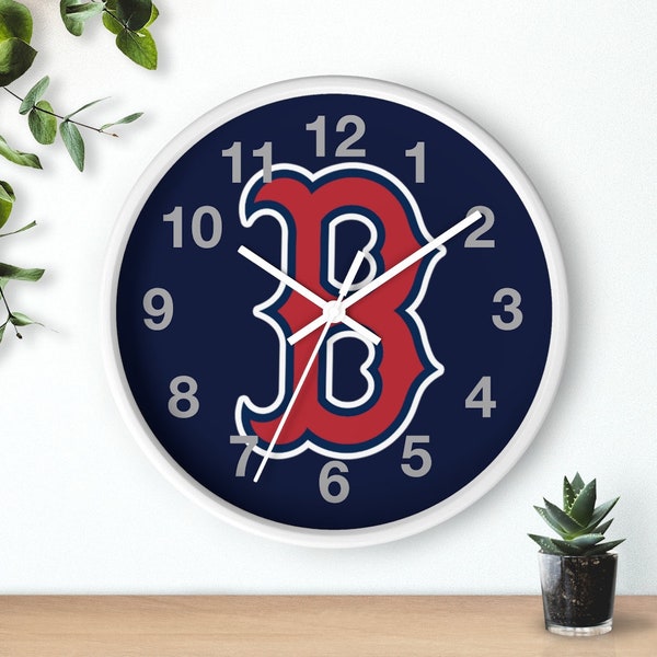 Boston red sox wall clock - Etsy Portugal