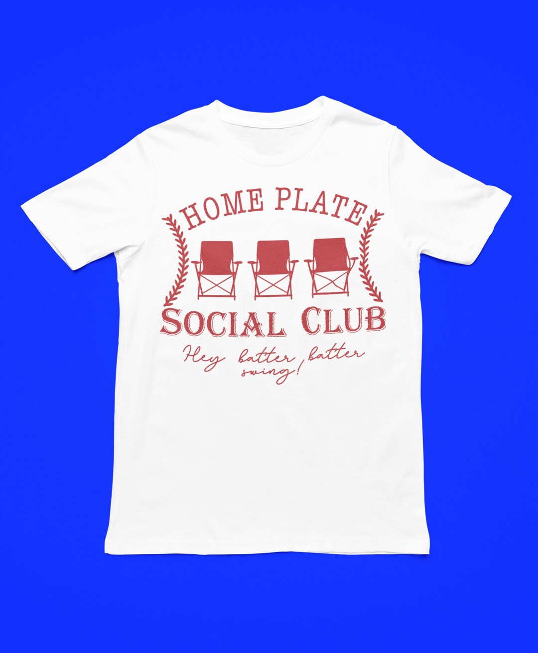 Home Plate Social Club Hey Batter Batter Swing Baseball Top Softball ...