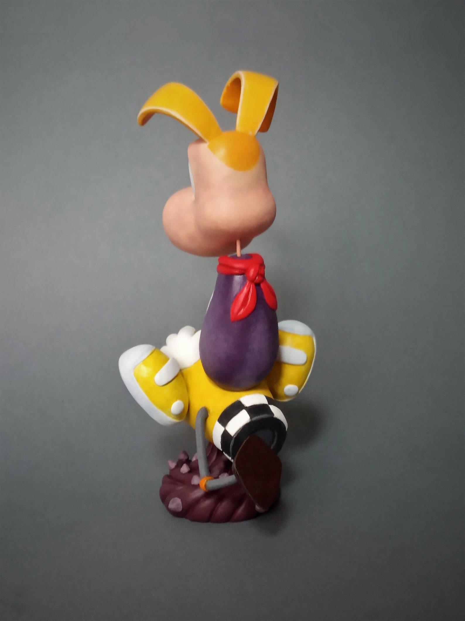 Rayman on walking shell Fan made clay figure Rayman 2 | Etsy