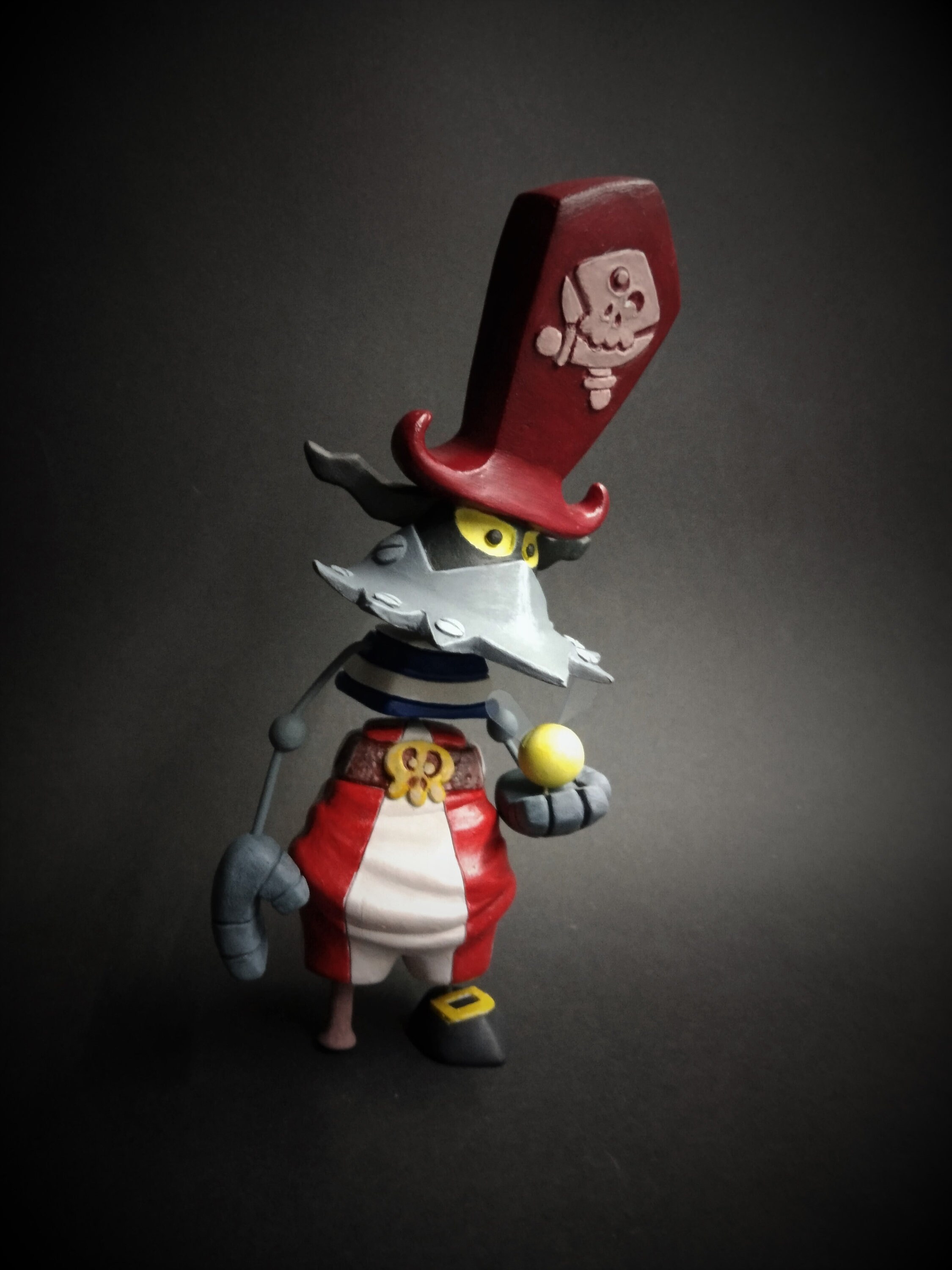 Admiral Razorbeard Fan Made Clay Figure Rayman 2 | Etsy