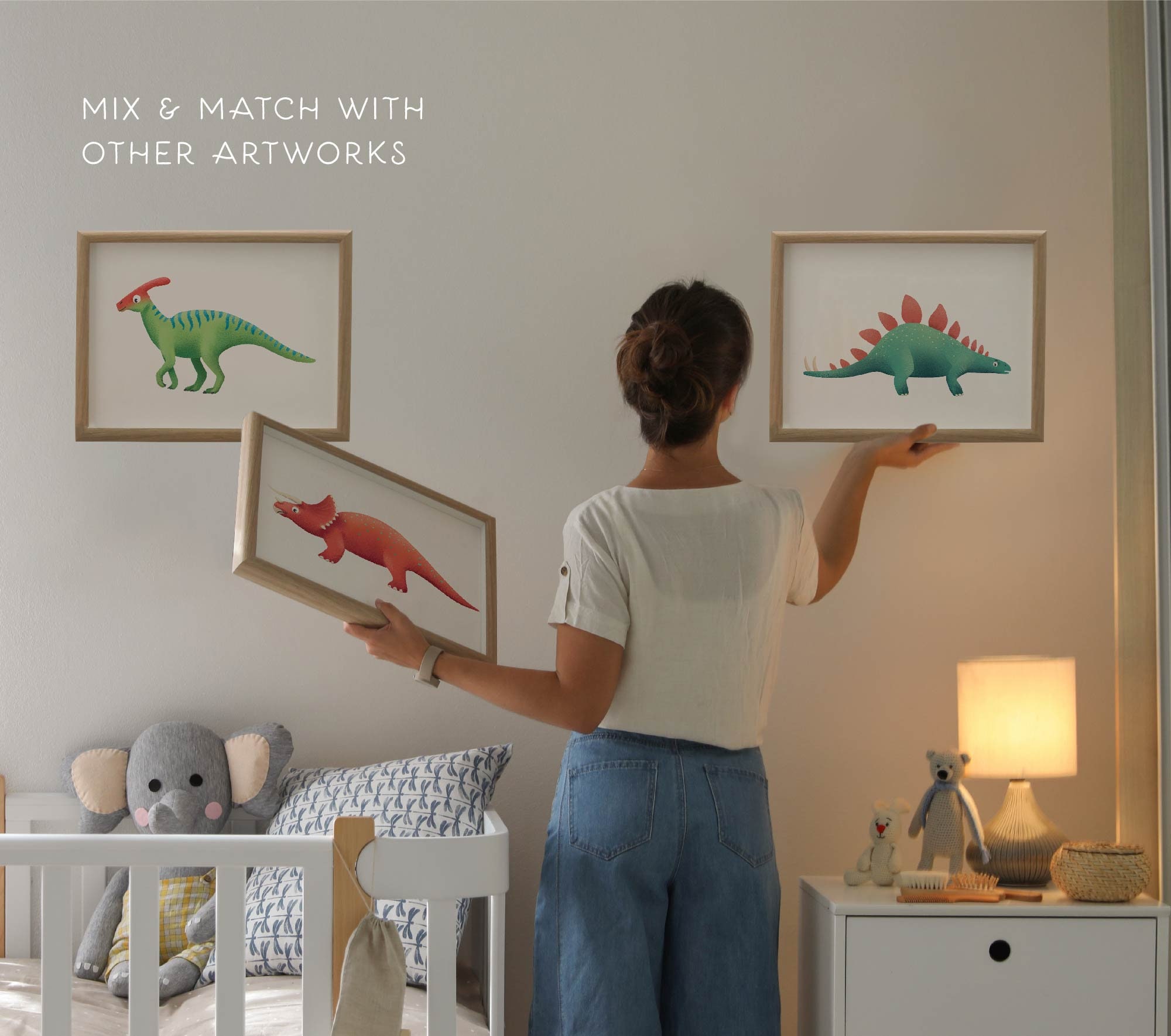 Cute Stegosaurus Printable Poster | Animal Wall Art for Your Kids Room ...