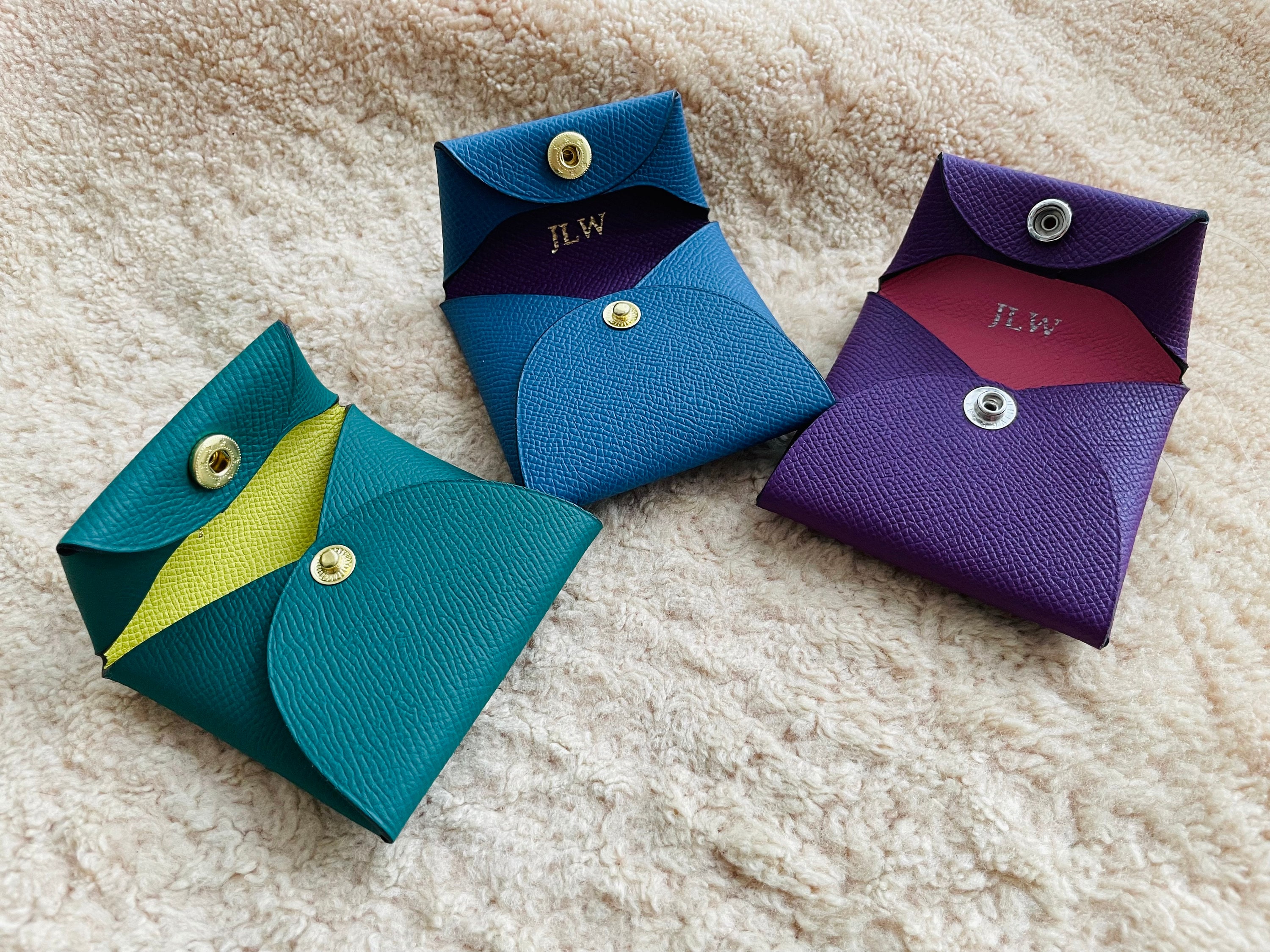 Hand-made Bastia Change Purse German Weinheimer Epsom - Etsy