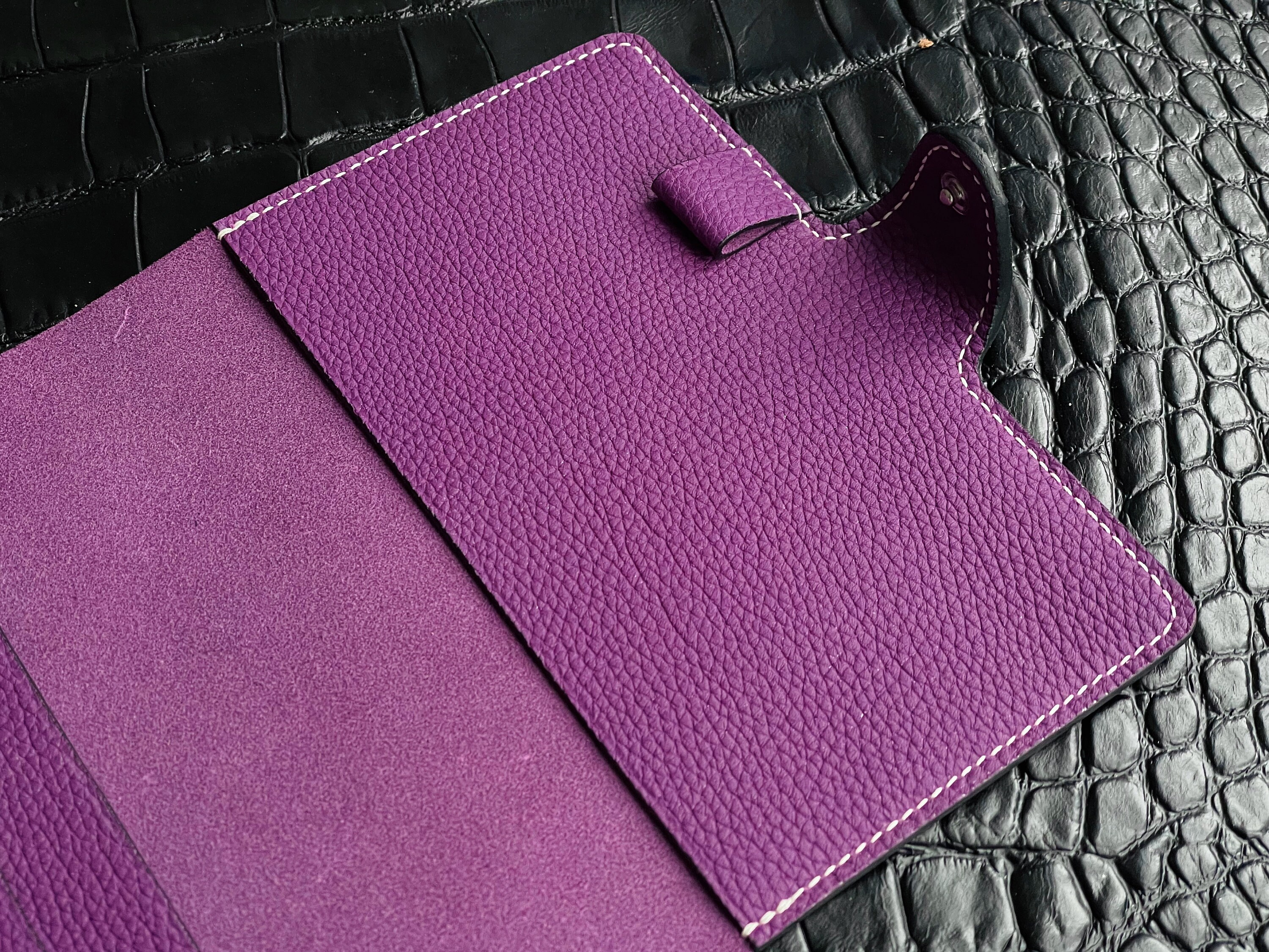 Hand-made A6 Notebook Cover German Weinheimer Togo - Etsy