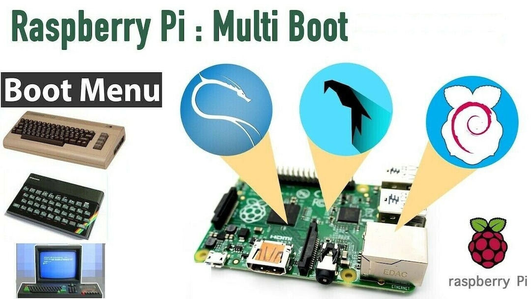 Raspberry PI 5 Amstrad/spectrum/c64 3in1 Multiboot SD Card Image ...