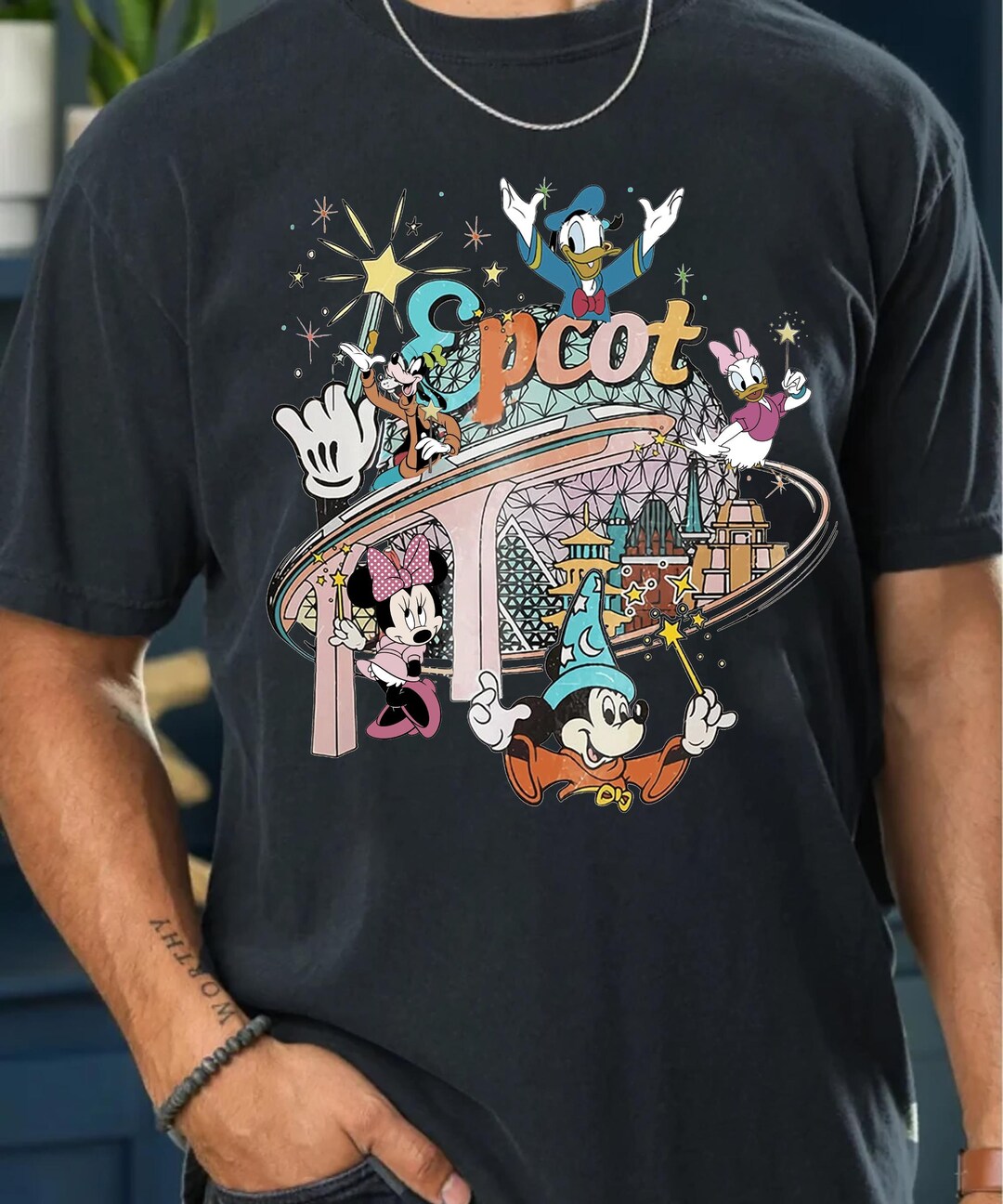 Disney Epcot Shirt, Disney Retro Epcot Tee, Disney Group Trip Shirt ...