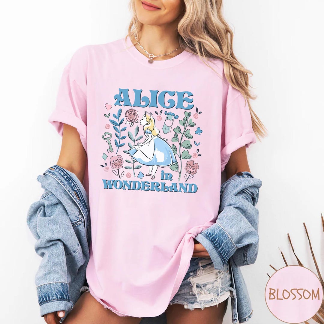 Alice in Wonderland T-shirt, Disney Princess Alice Shirt, Disney Alice ...