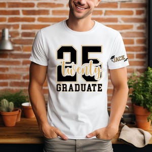 Personalized Class of 2025 Graduation Shirt Custom Senior Graduate T ...