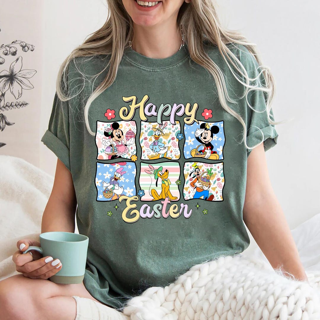 Happy Easter Disney Shirt, Mickey and Friends Easter Tee, Disney Easter ...