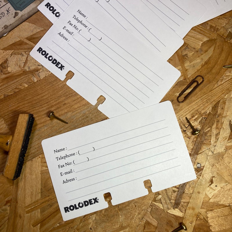 Large Rolodex - Etsy