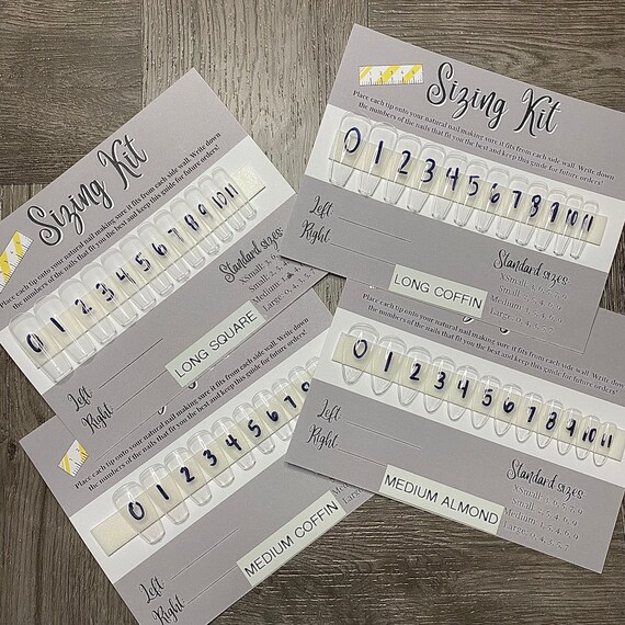 Sizing Kit / Sizing Nail Kit | Etsy
