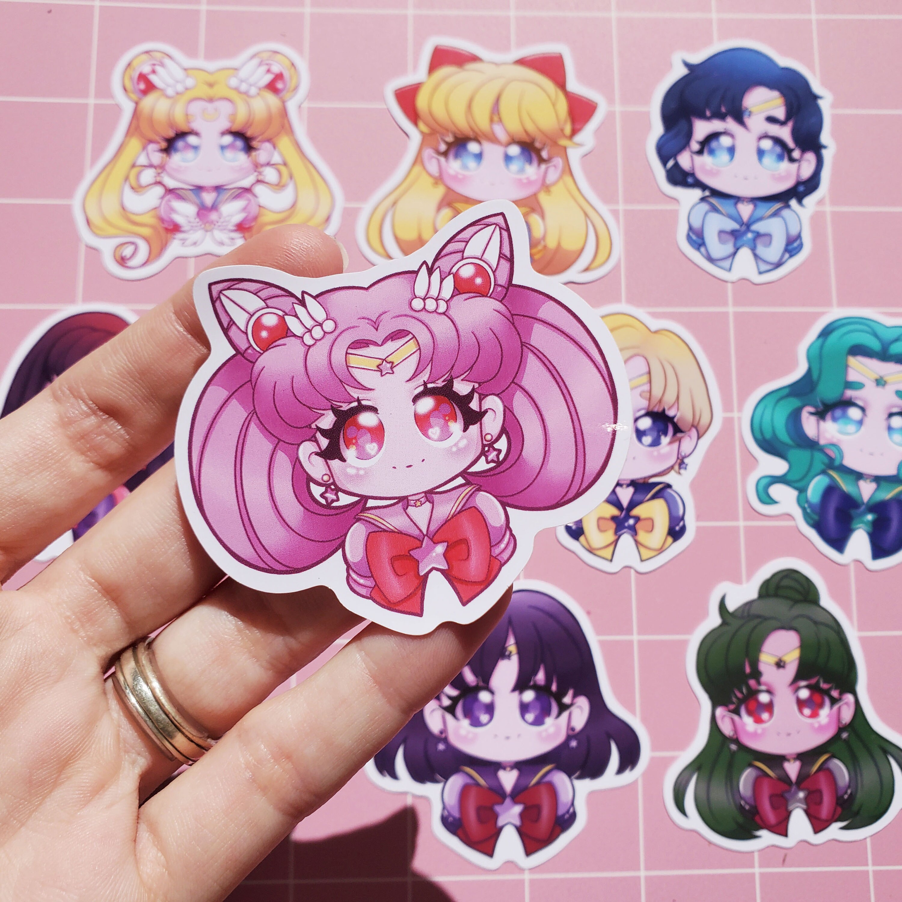 Sailor Moon Vinyl Stickers - Etsy