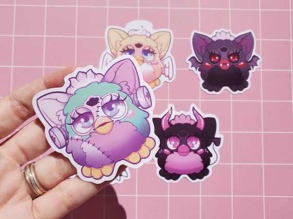 Monster Furby Vinyl Stickers | Etsy