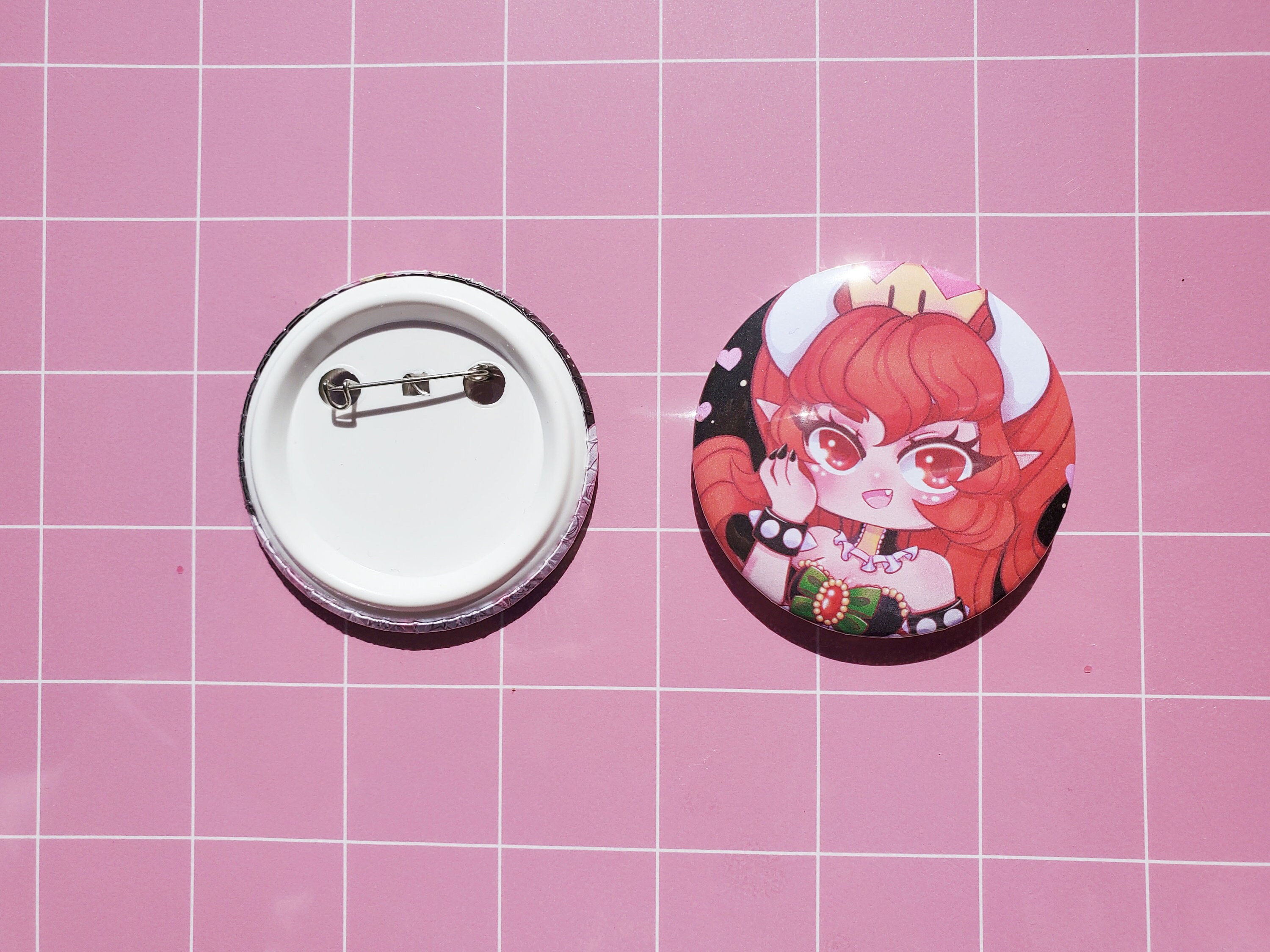 Chibi Bowsette & Booette Button Pins - Etsy
