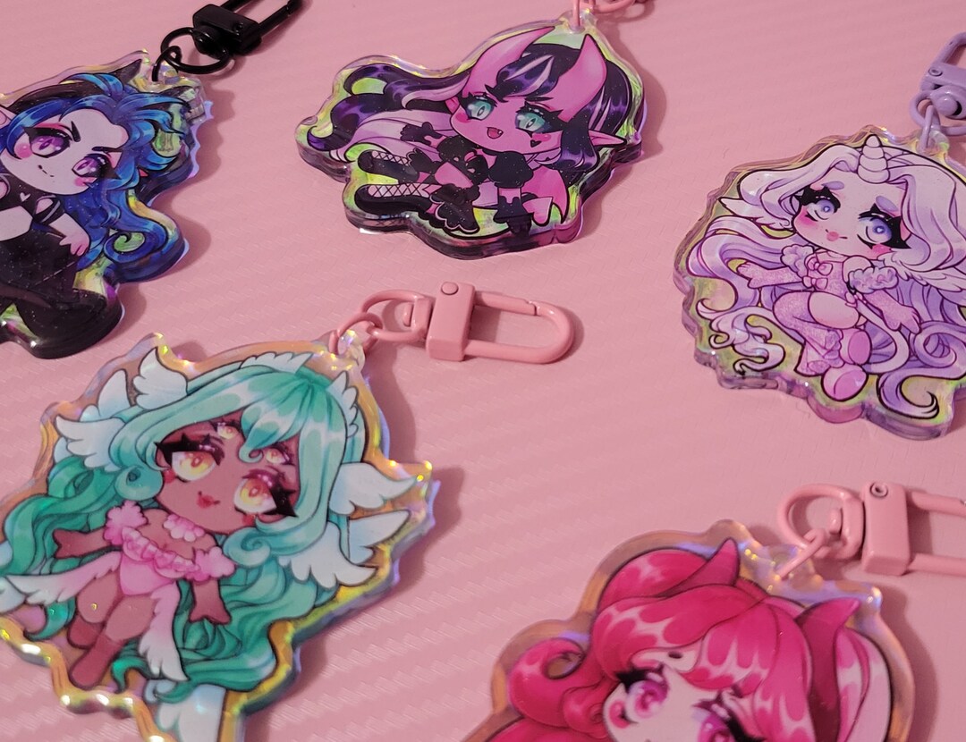 Monster OC Acrylic Charms - Etsy