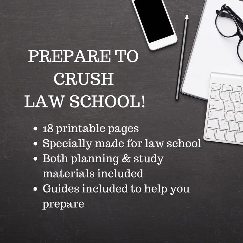 Law Student Printable Bundle Everything Included Law School Study Pages ...