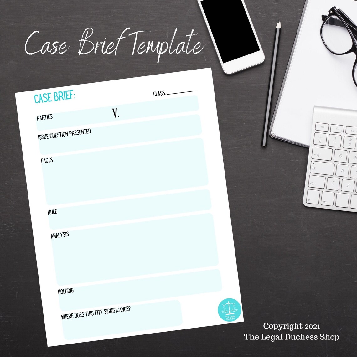 Law School Case Brief Printable Law School Study Pages, Case Brief ...
