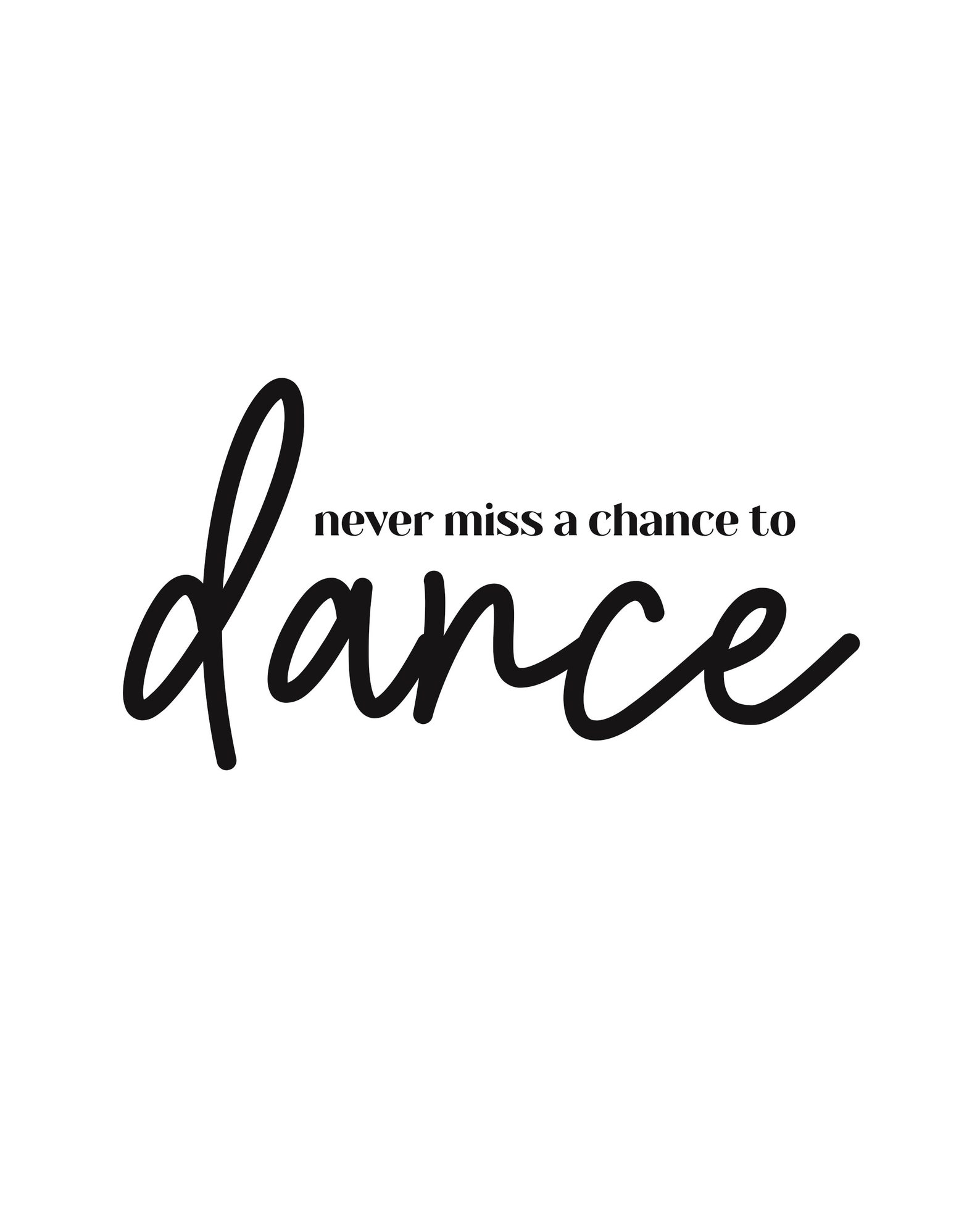 Never Miss a Chance to Dance - Etsy