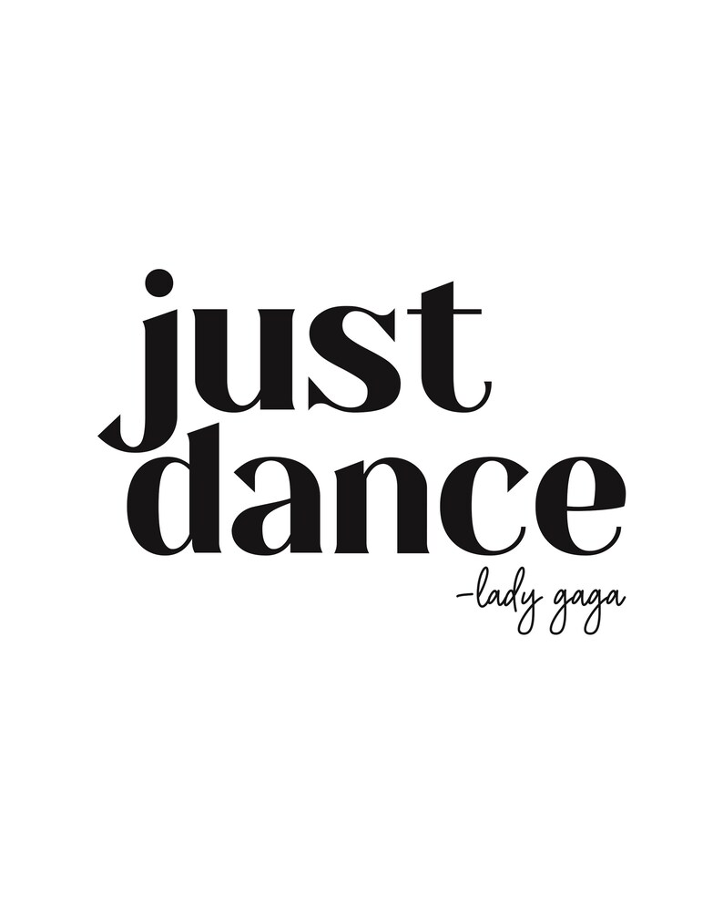 Just Dance Print - Etsy