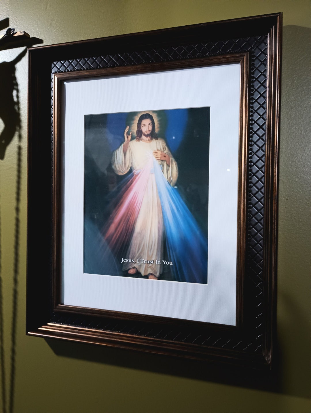 Divine Mercy Framed - Etsy