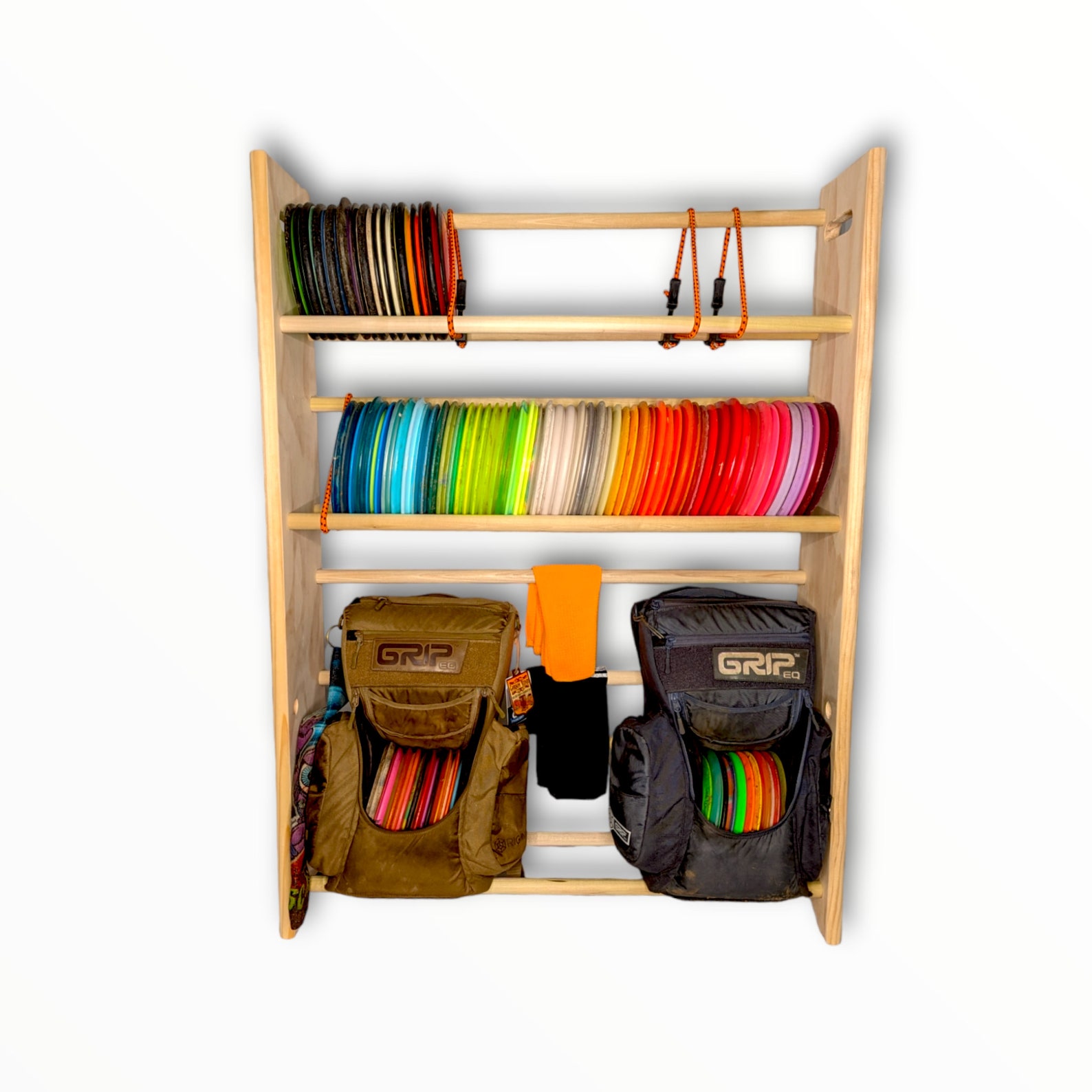 Disc Golf Storage Rack 4 Levels FREE SHIPPING - Etsy