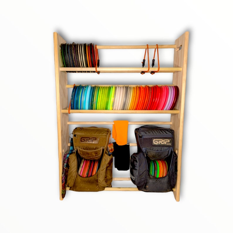 Disc Golf Storage Rack 4 Levels FREE SHIPPING - Etsy
