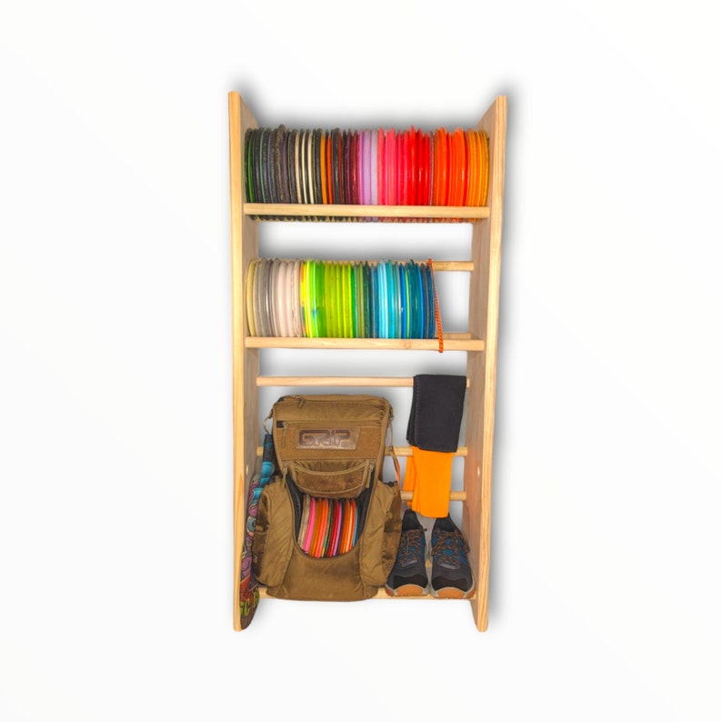 Disc Golf Storage Rack 4 Levels FREE SHIPPING - Etsy