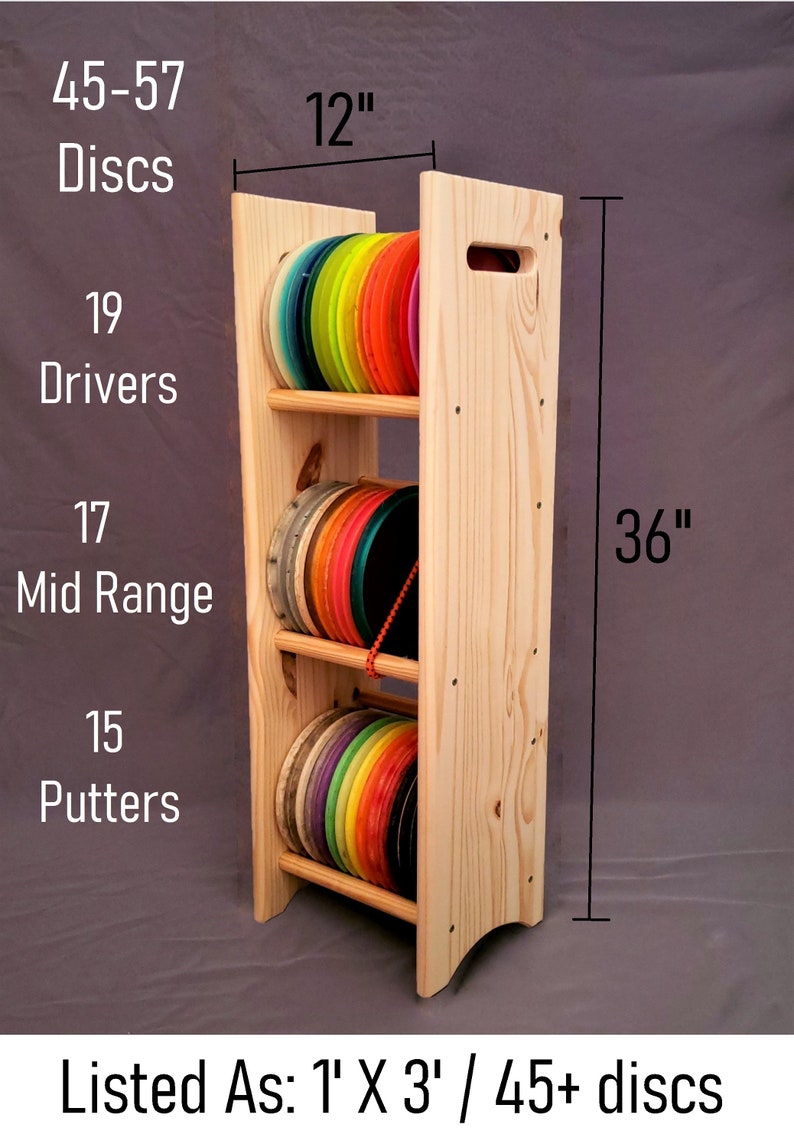 Disc Golf Storage Rack 15 to 240 Discs FREE SHIPPING - Etsy