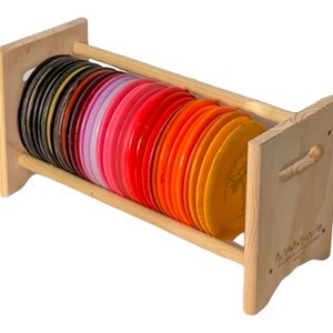 Disc Golf Storage Rack - 1 Level - FREE Shipping and Laser Engraving ...
