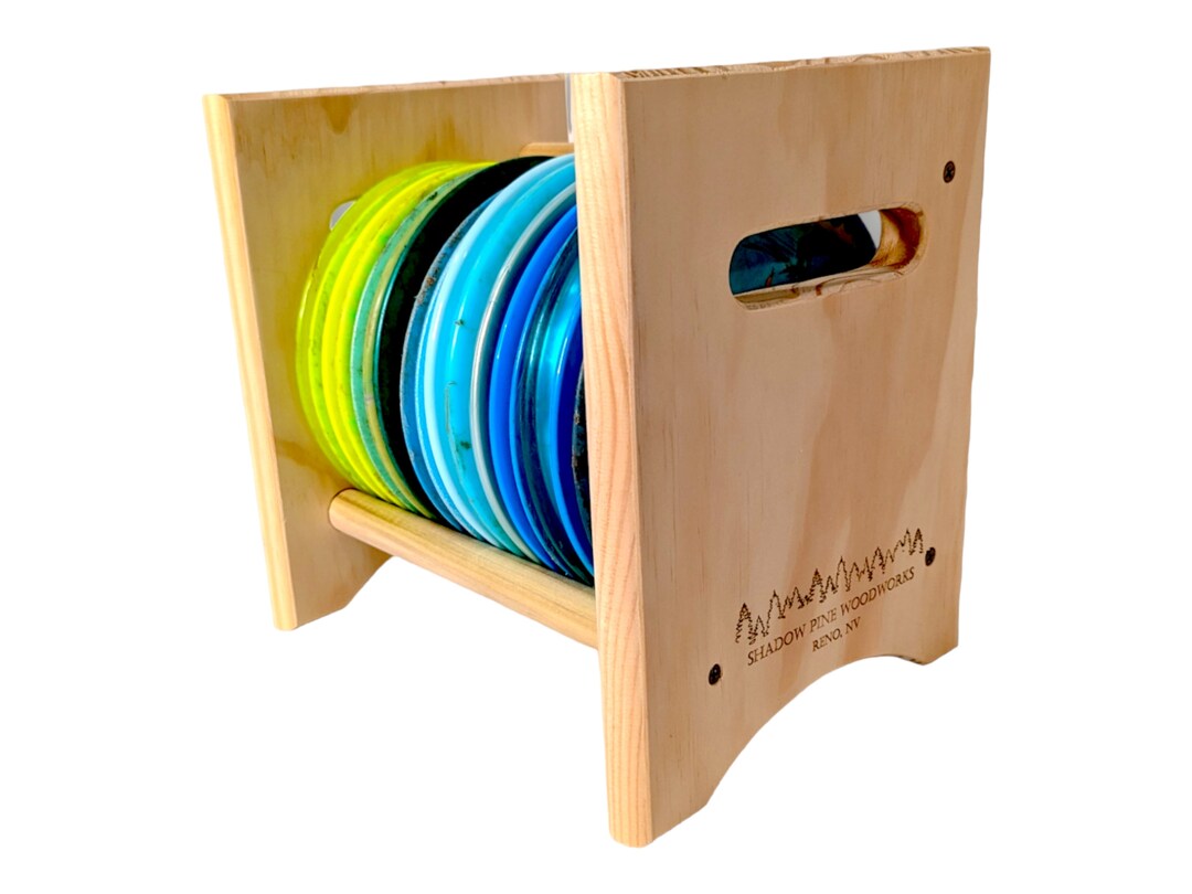 Disc Golf Storage Rack - 1 Level - FREE Shipping and Laser Engraving ...