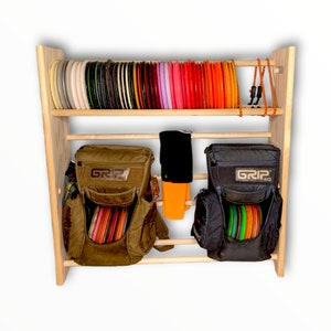 Disc Golf Storage Rack 3 Levels FREE Shipping and Laser Engravings - Etsy