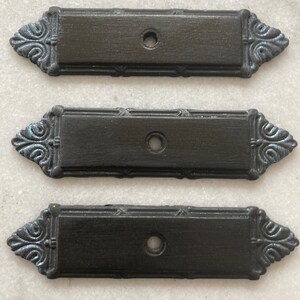 Vintage Style Knob Plate for Dressers or Cabinets Farmhouse Shabby Chic ...